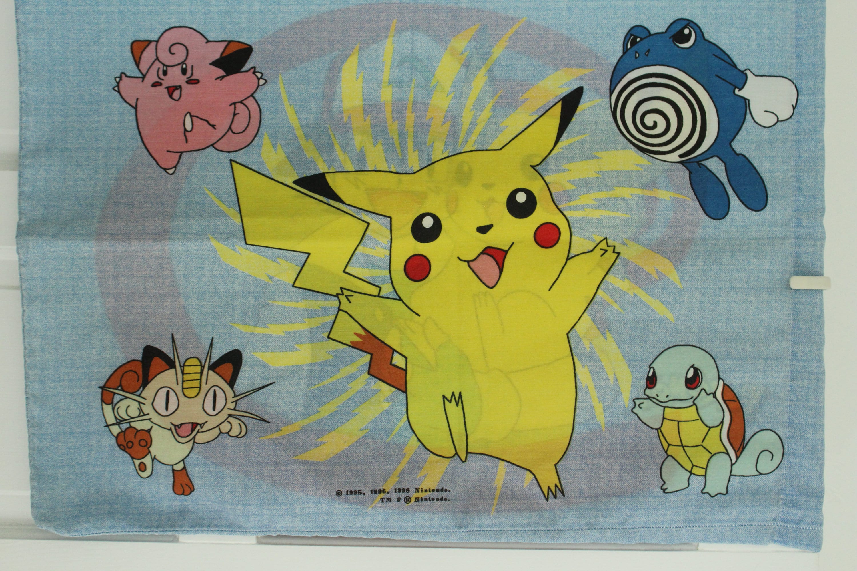 Vintage PokeMon Pikachu 1990's Set of Pillowcase Nintendo | Etsy