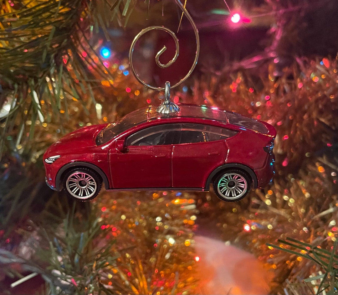 Tesla Model Y Christmas Ornament - Etsy