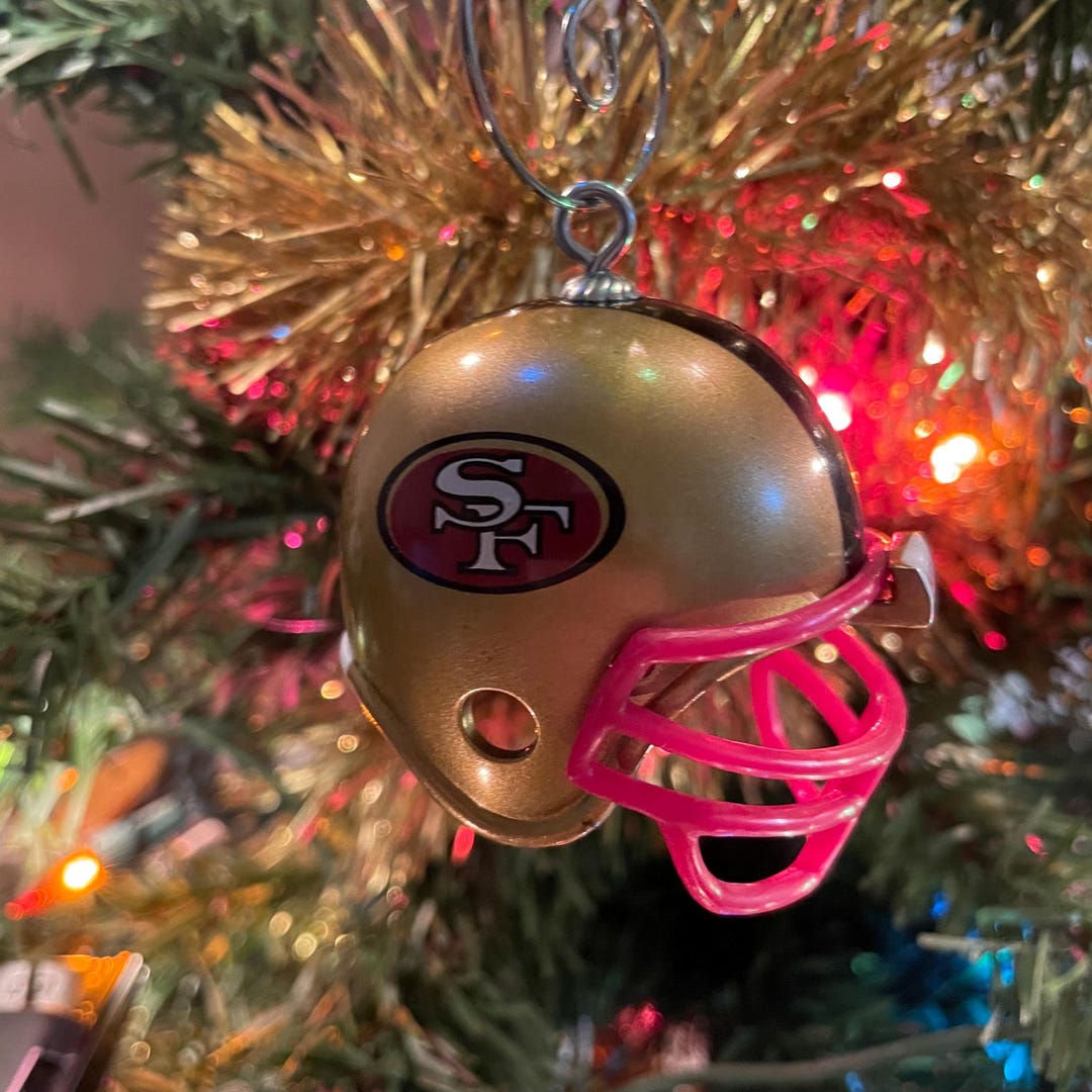 San Francisco 49ers Helmet Christmas Ornament 2004 - Etsy