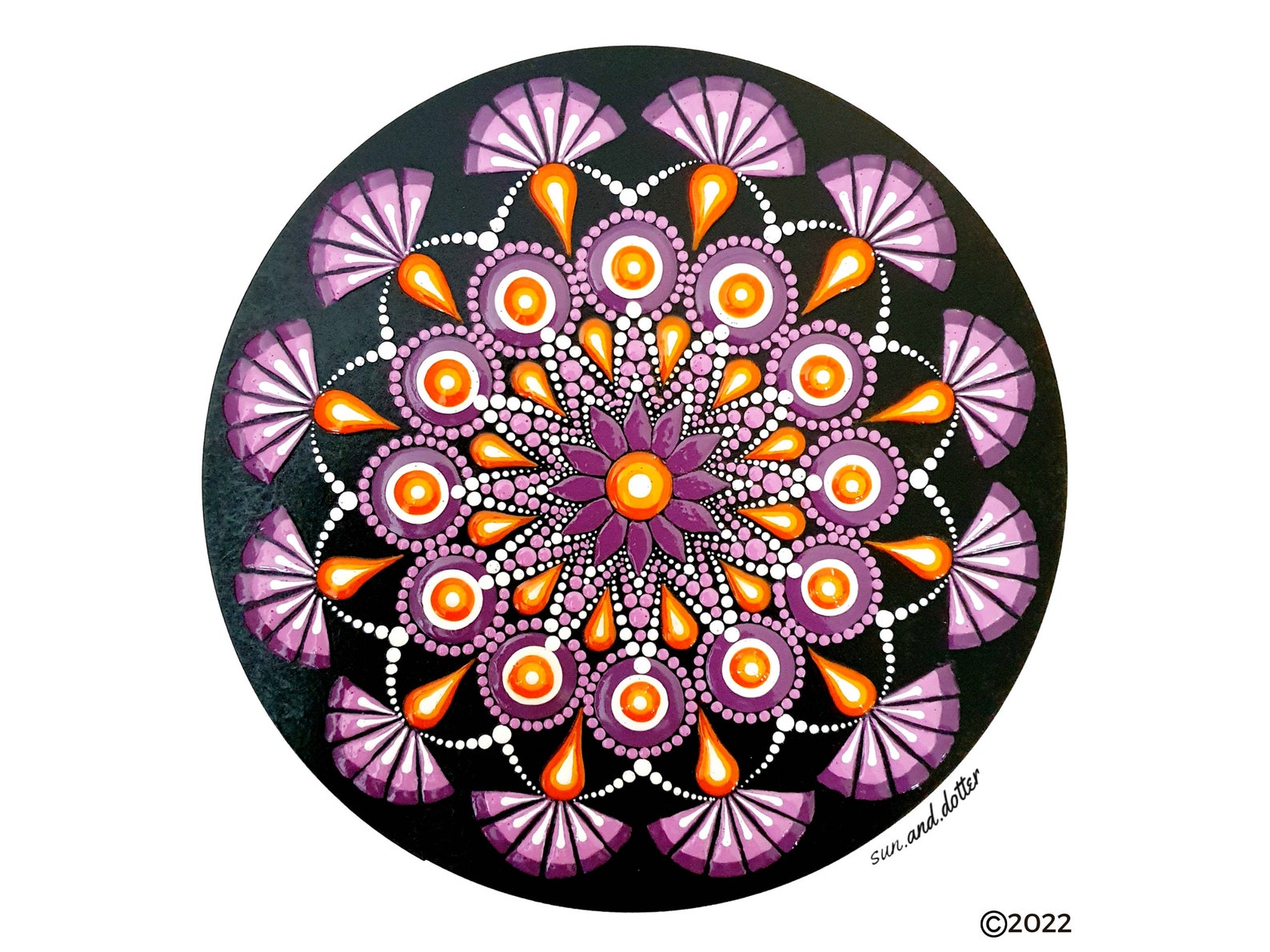 Fan-tastic Mandala Pattern - Digital Download - Easy to Follow - Step ...