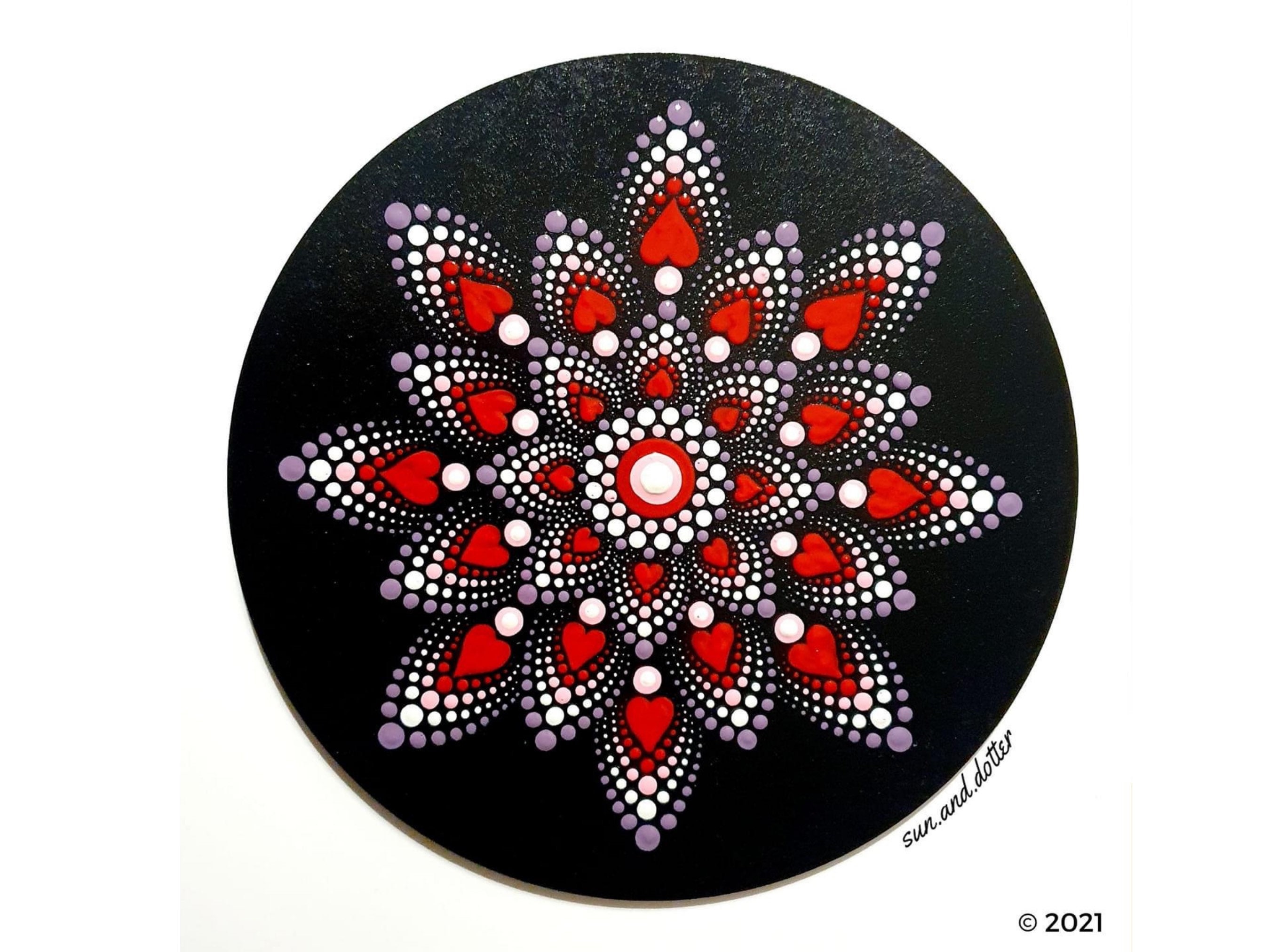 Petals of Love Dot Mandala Pattern - Digital Download - Easy to Follow ...