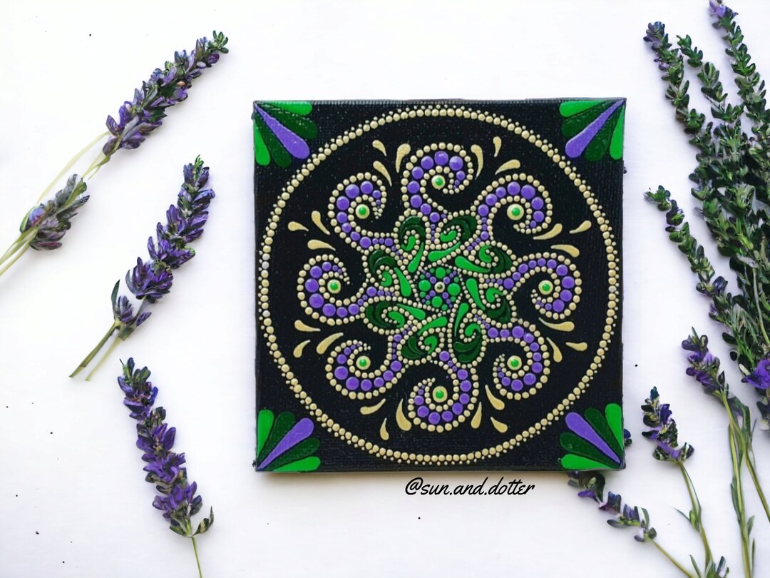 Mini Mandalas on Canvas Panels - Explore Colors, Patterns, and ...
