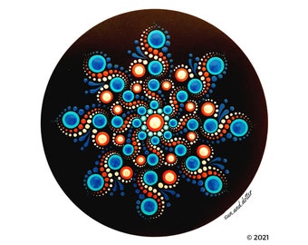 Summer Spiral Dot Mandala Pattern - Digital Download - Easy to Follow ...