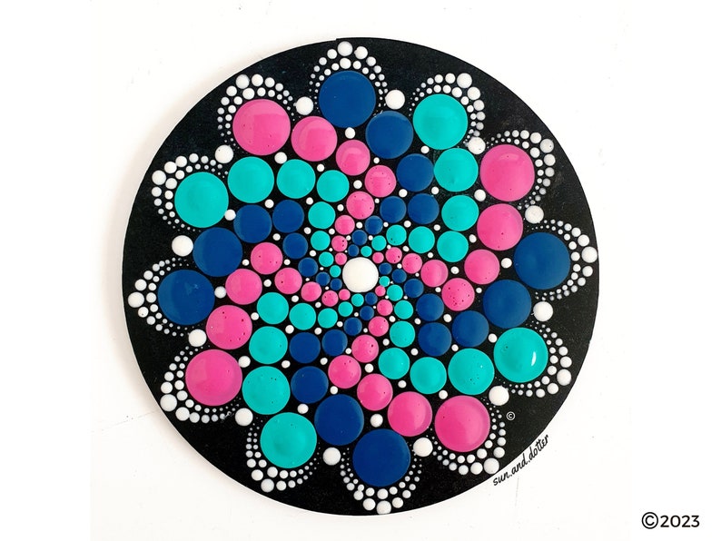 Swirling Swastika Dot Mandala Pattern - Digital Download - Easy to ...