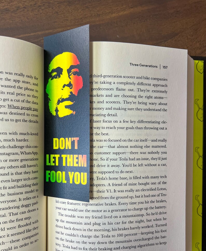 Bob Marley Bookmark, Fan Gift, Anniversary, Quote - Etsy