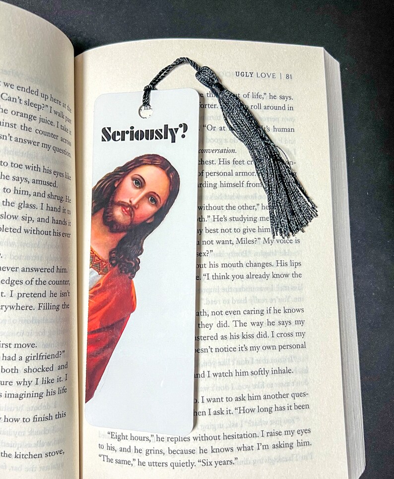 Corner Peeking Smut Jesus Bookmark Jesus Judging Romance Reader Gift ... Corner Peeking Smut Jesus Bookmark Jesus Judging Romance Reader Gift ...