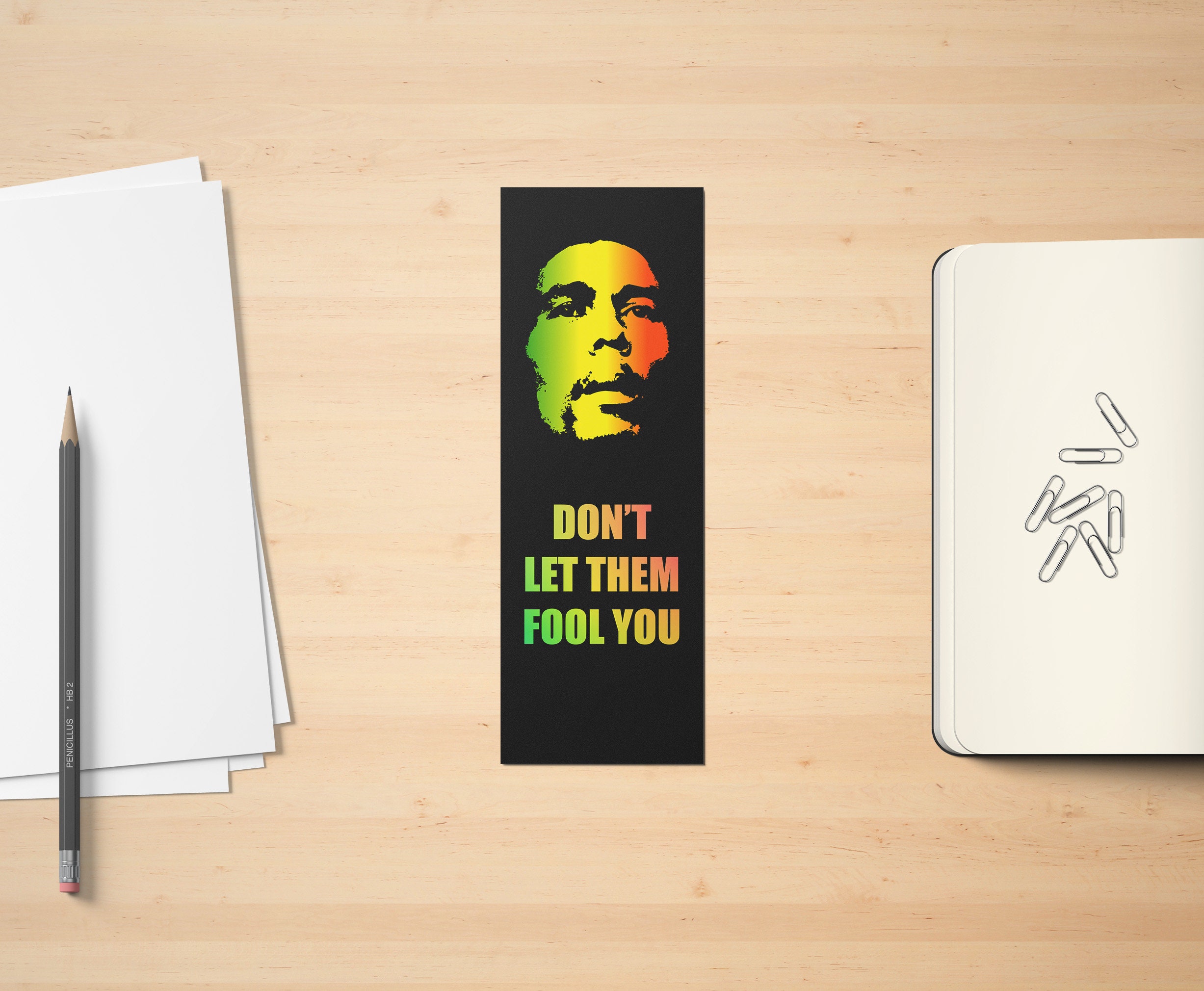 Bob Marley Bookmark, Fan Gift, Anniversary, Quote - Etsy