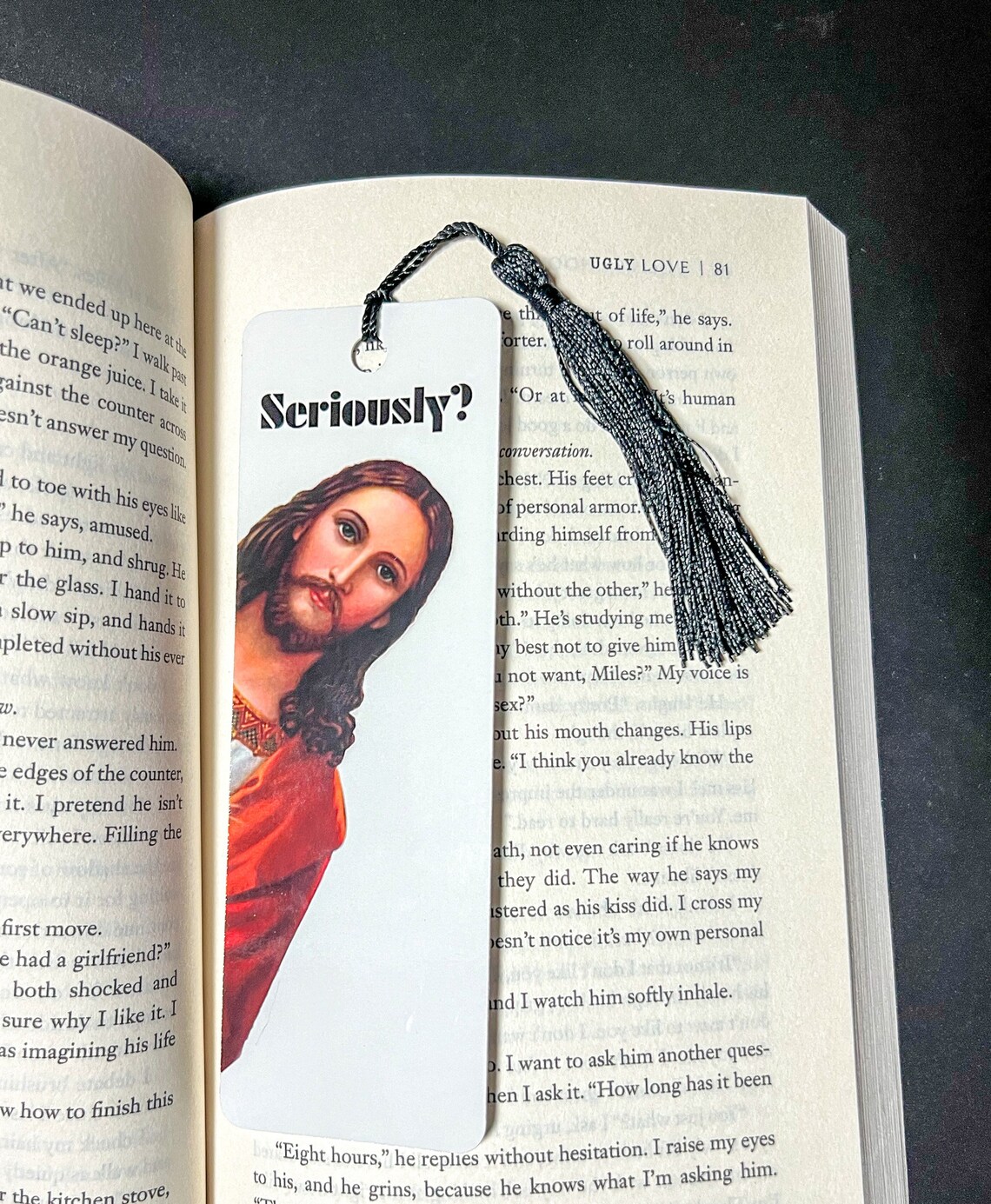 Corner Peeking Smut Jesus Bookmark Jesus Judging Romance Reader Gift ...