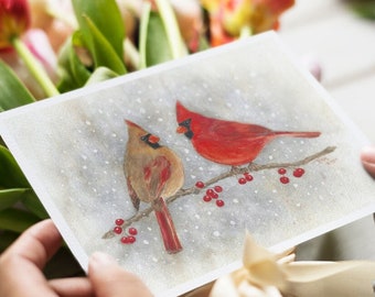 Cardinal Folk Art - Etsy