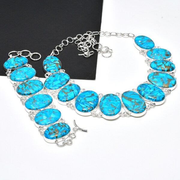 Turquoise Jewelry Set - Etsy