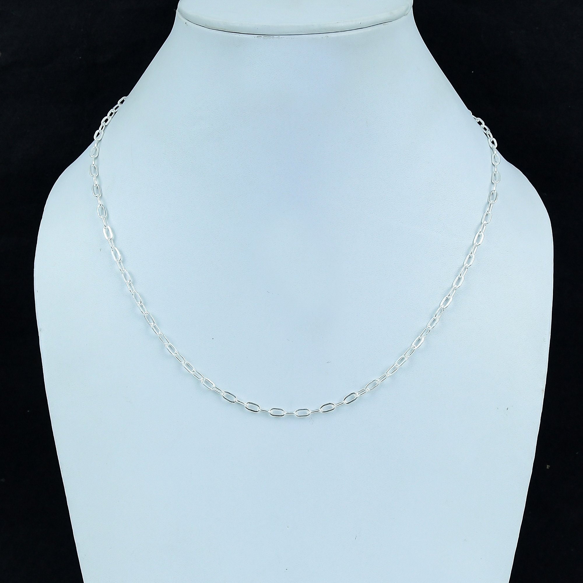 925 Sterling Silver Chain Necklace, Elegant Silver Chain for Women ...