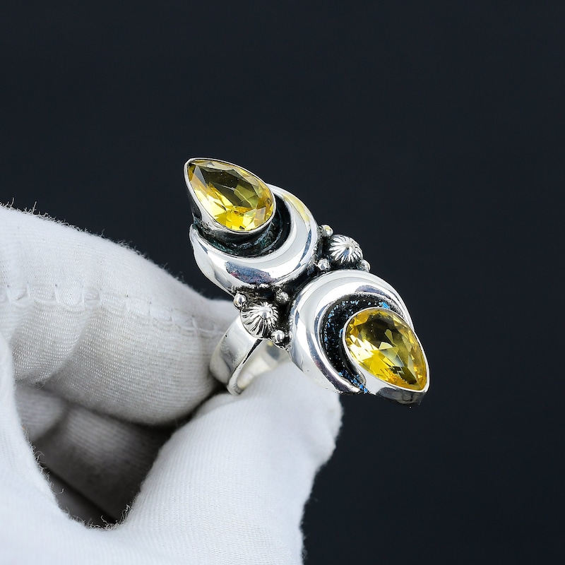 Citrine Ring - Etsy