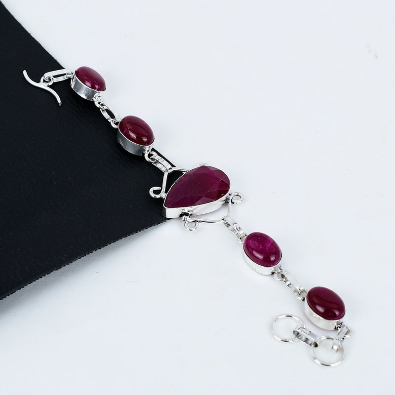 Ruby Bracelet - Etsy