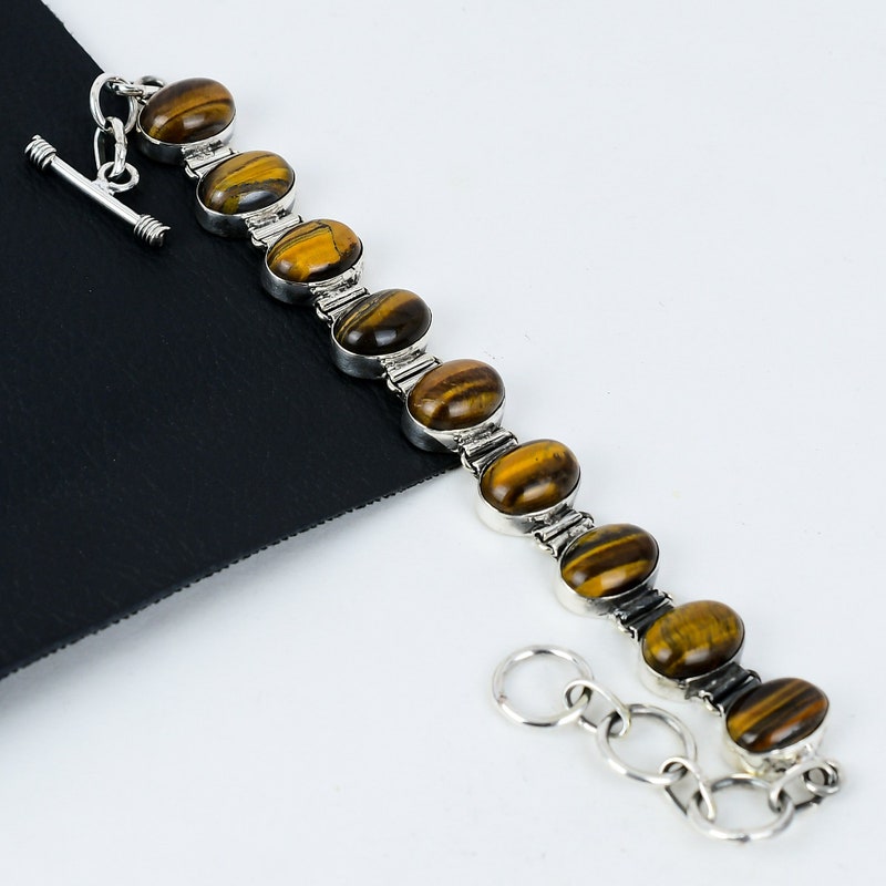 Tiger Eye Bracelet - Etsy