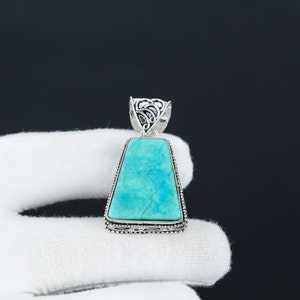 Green Sea Sediment Jasper Pendant 925 Sterling Silver Pendant Sea ...