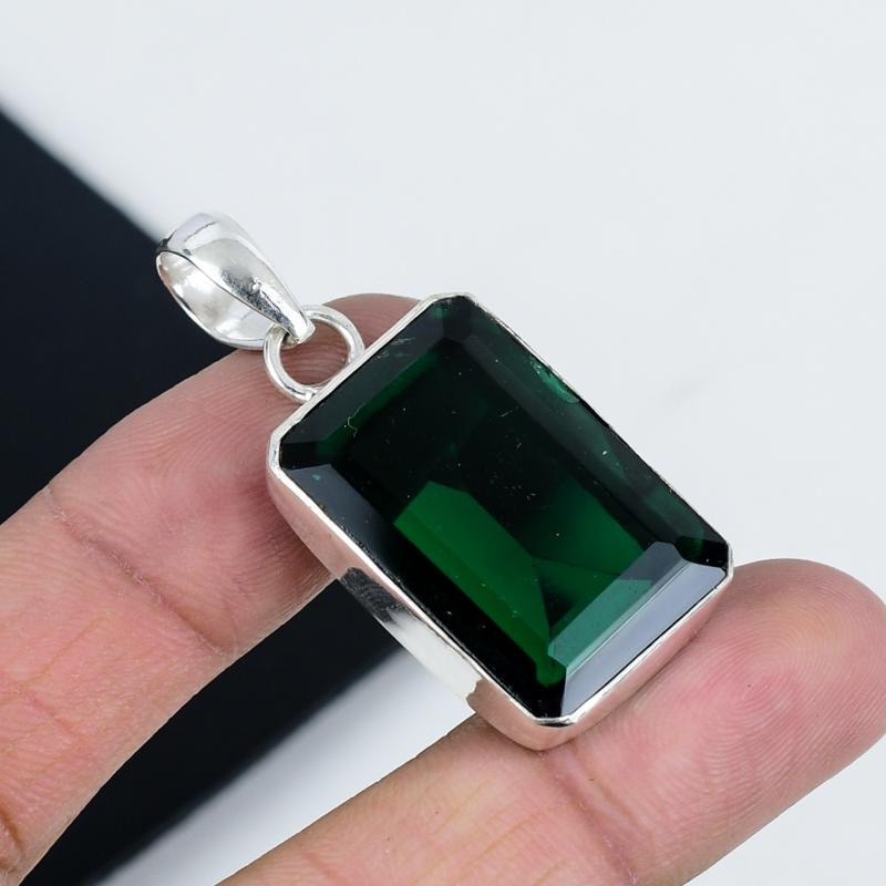 Tourmaline Pendants Silver - Etsy UK