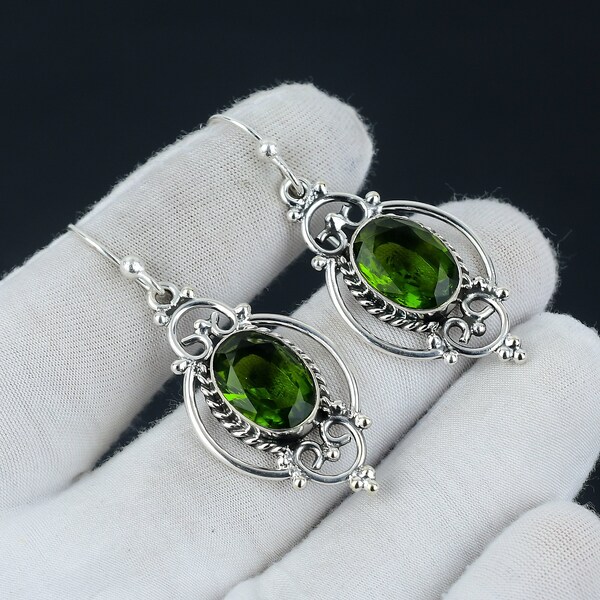 Peridot Earrings - Etsy