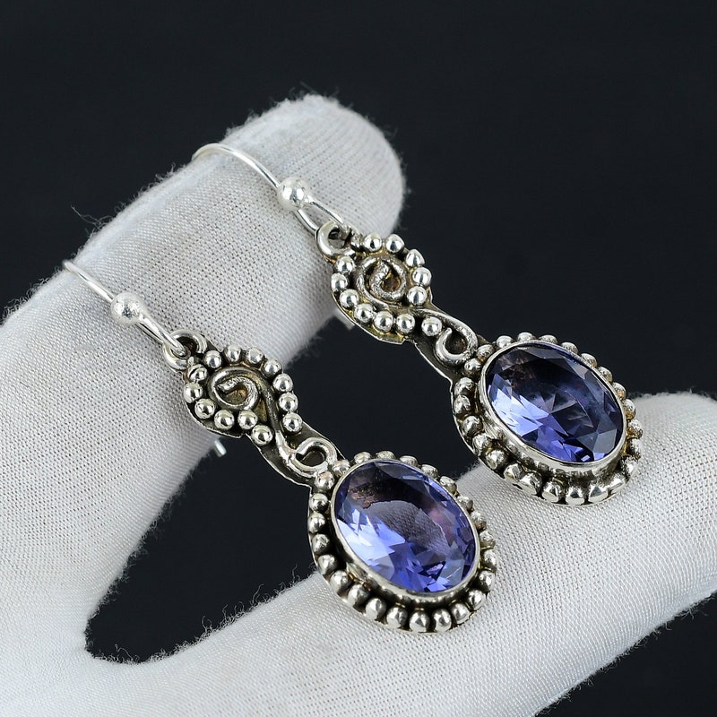 Tanzanite Drop Jewellery - Etsy