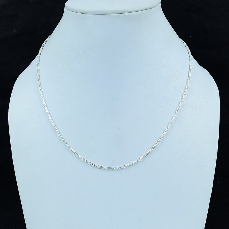 925 Sterling Silver Chain Necklace, Elegant Silver Chain for Women ...