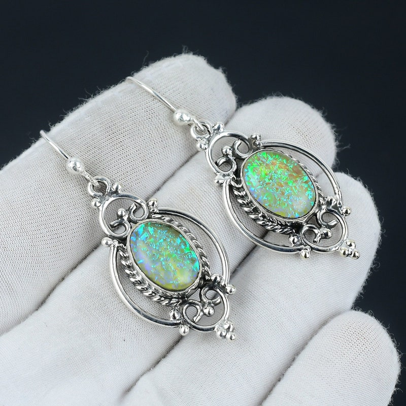 Opal Earrings - Etsy