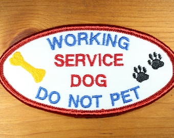 Service Dog Do Not Pet - Etsy