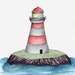 Watercolor Lighthouse Art Print - Nautical Art Print - Unframed Art Print - Coastal Home Decor ...