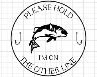 Fishing Line Sticker - Etsy