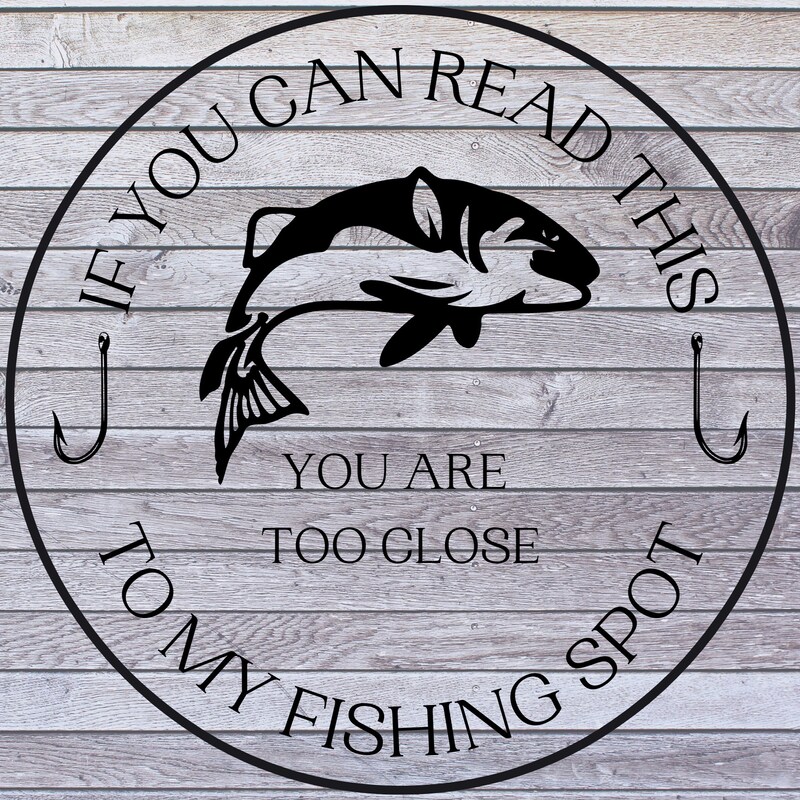 Funny Fishing Sign - Etsy