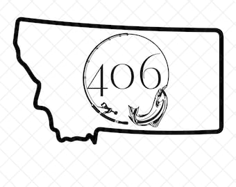406 Montana Svg - Etsy