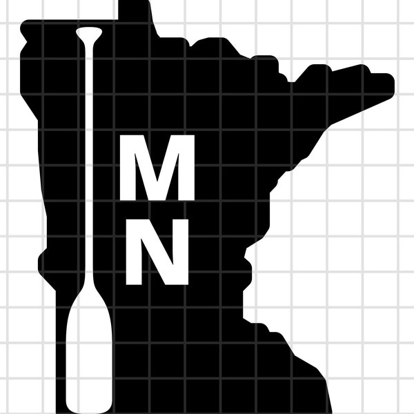 Mn State Silhouette - Etsy