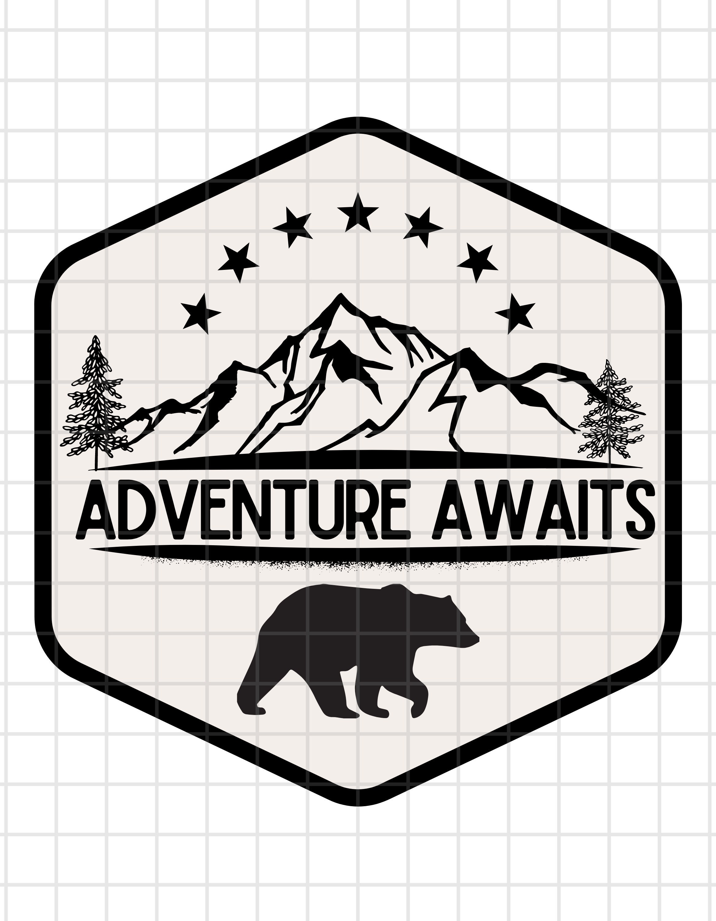 Adventure Explore SVG Sticker Decal PNG Woods, Mountain, Get Lost ...