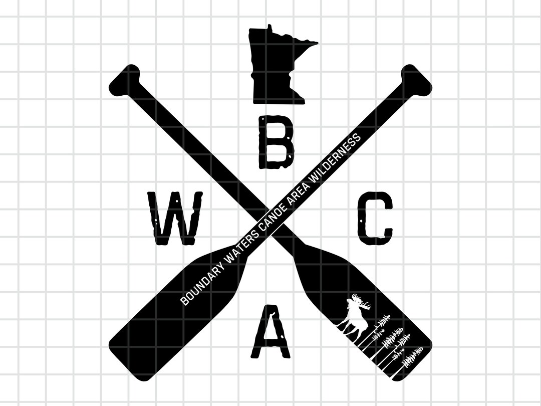 Minnesota Boundary Waters Canoe Area Wilderness Svg/png BWCA, MN ...