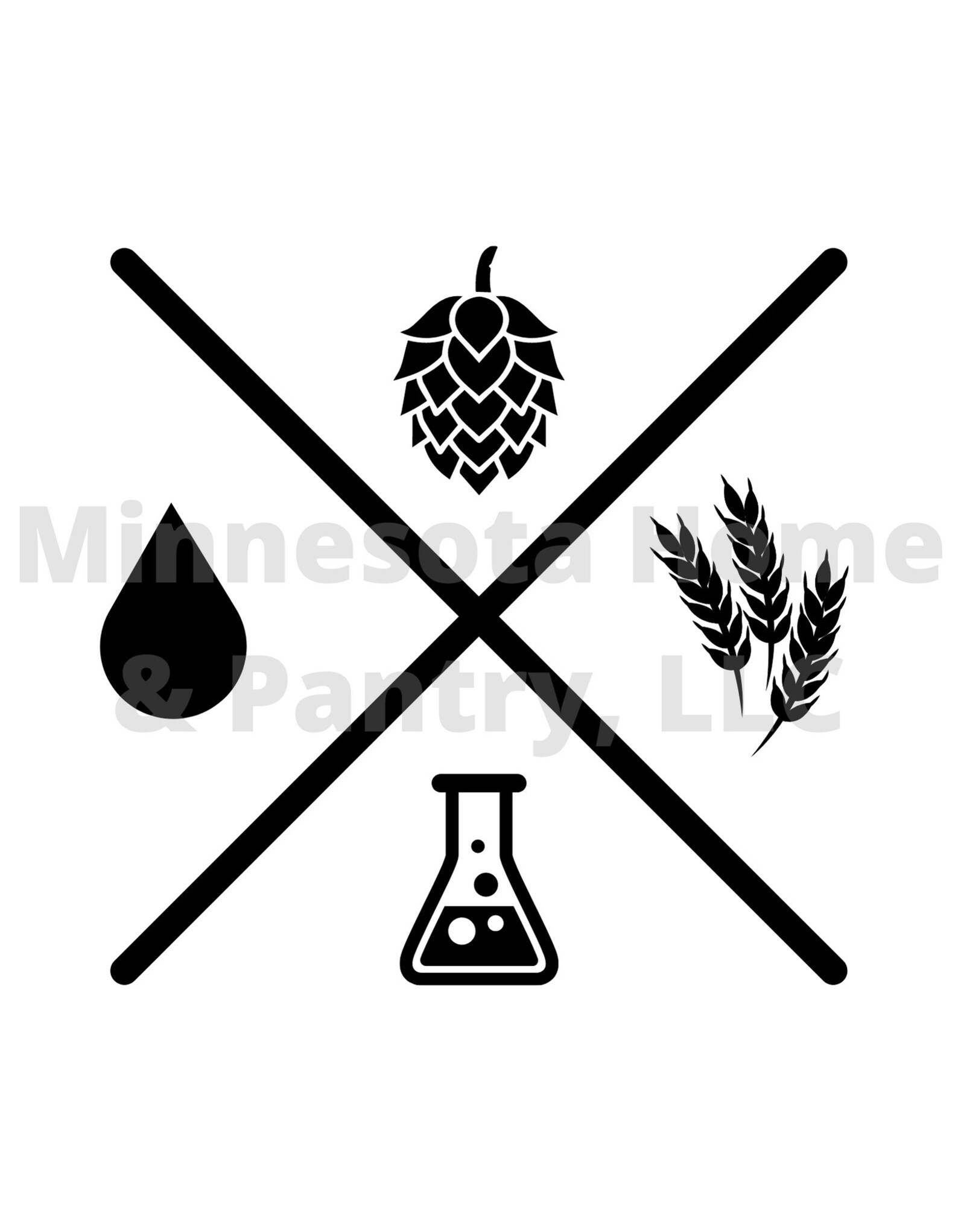 Brewing Ingredients SVG , Beer, Hops, Barley, Yeast, Water, Brewery ...