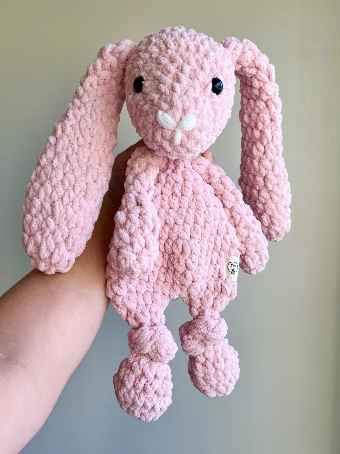 Bunny Lovey Crochet Bunny Bunny Snuggler Honey Bunny - Etsy