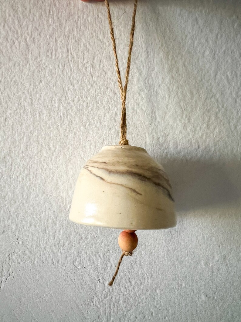 Ceramic, Marbled Bells/ Chimes - Etsy