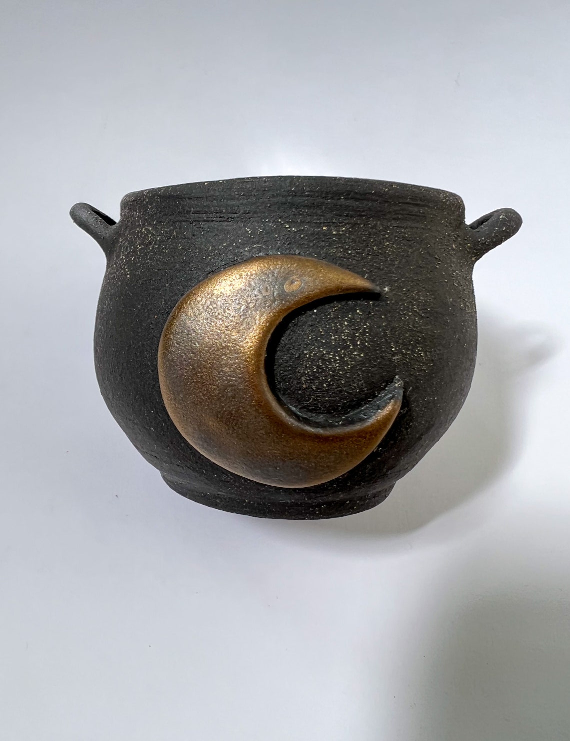 Ceramic Black Cauldron - Etsy