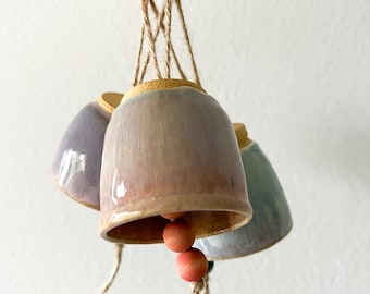 Handmade Ceramic Bell, Pottery Bell, Artisan Handmade Bell, Home Decor ...