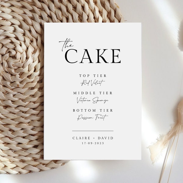 Wedding Cake Sign - Etsy