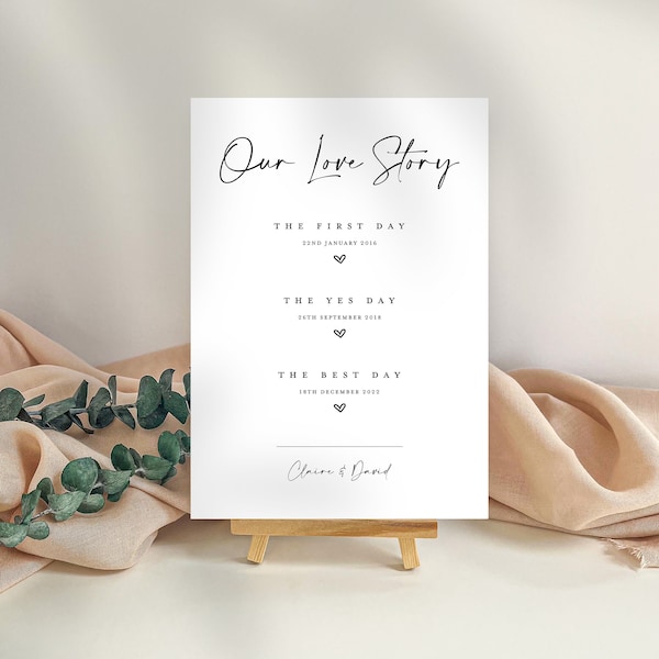 Our Love Story - Etsy
