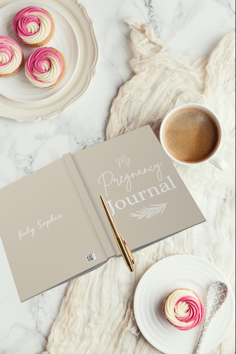Personalized My Pregnancy Hardcover Journal, Pregnancy Journal First ...