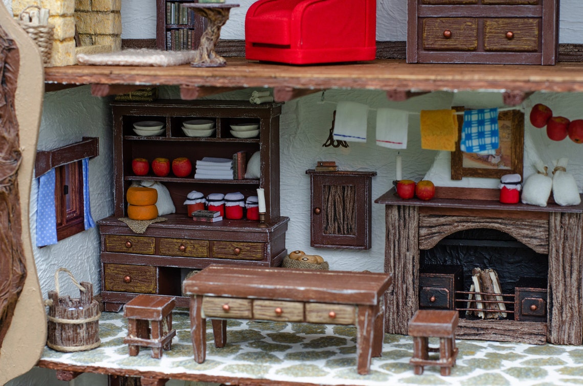 Brambly Hedge Mouse House With Illumination Based on the - Etsy