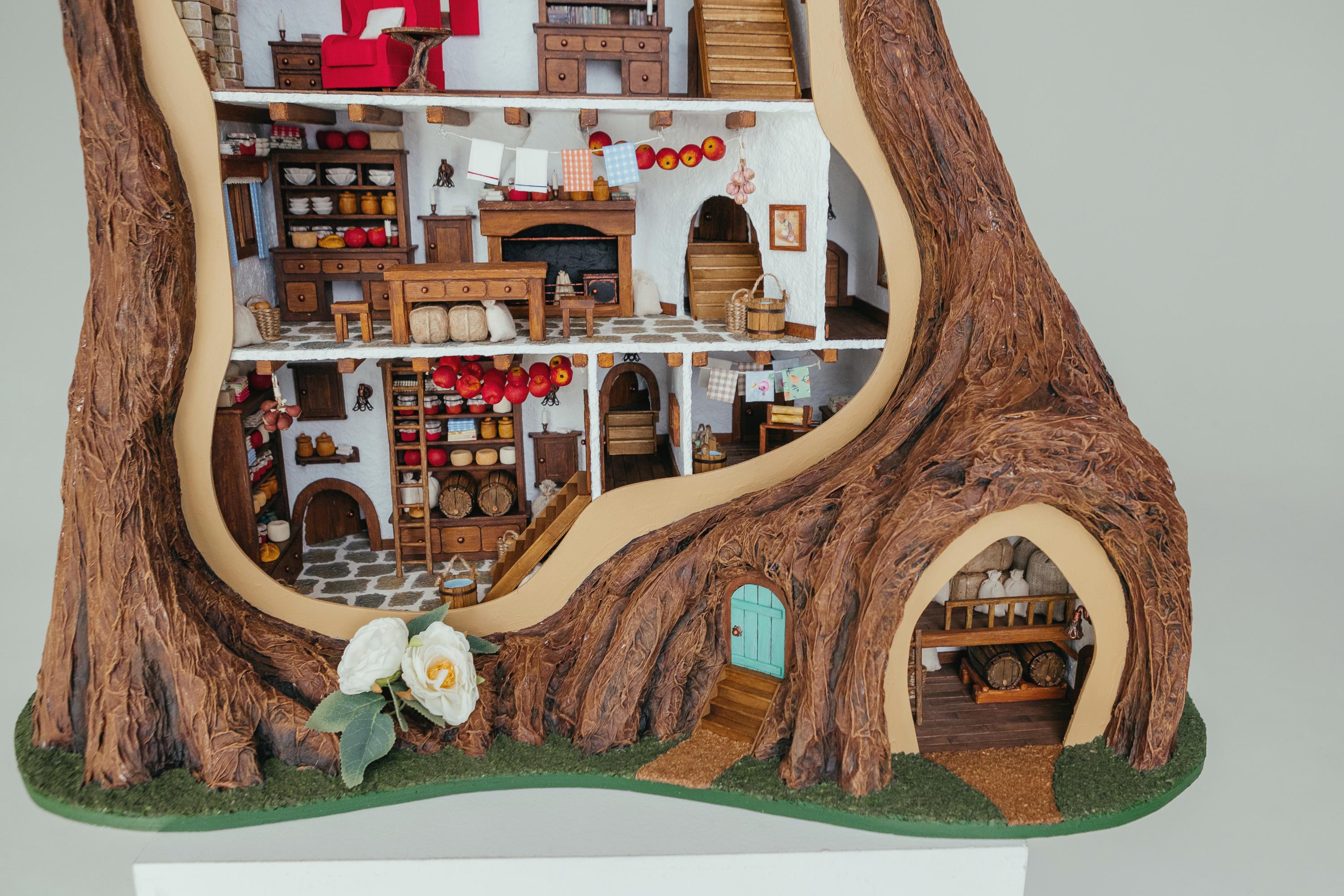 Brambly Hedge Mouse House With Illumination. MADE TO ORDER. Fully ...