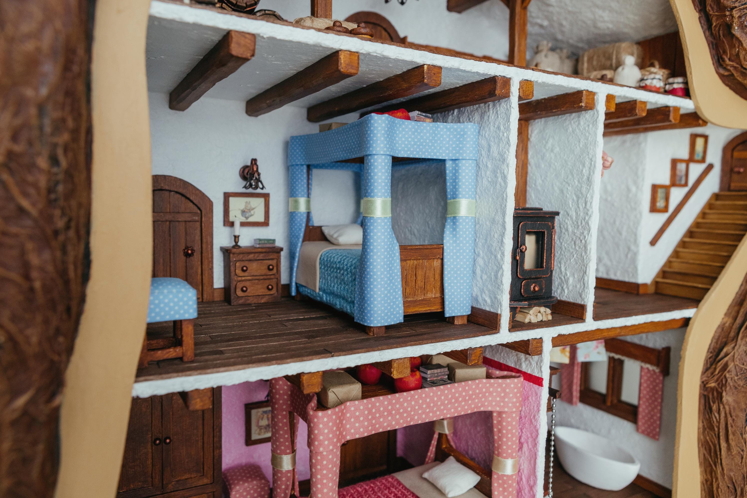 Brambly Hedge Mouse House With Illumination. MADE TO ORDER. Fully ...