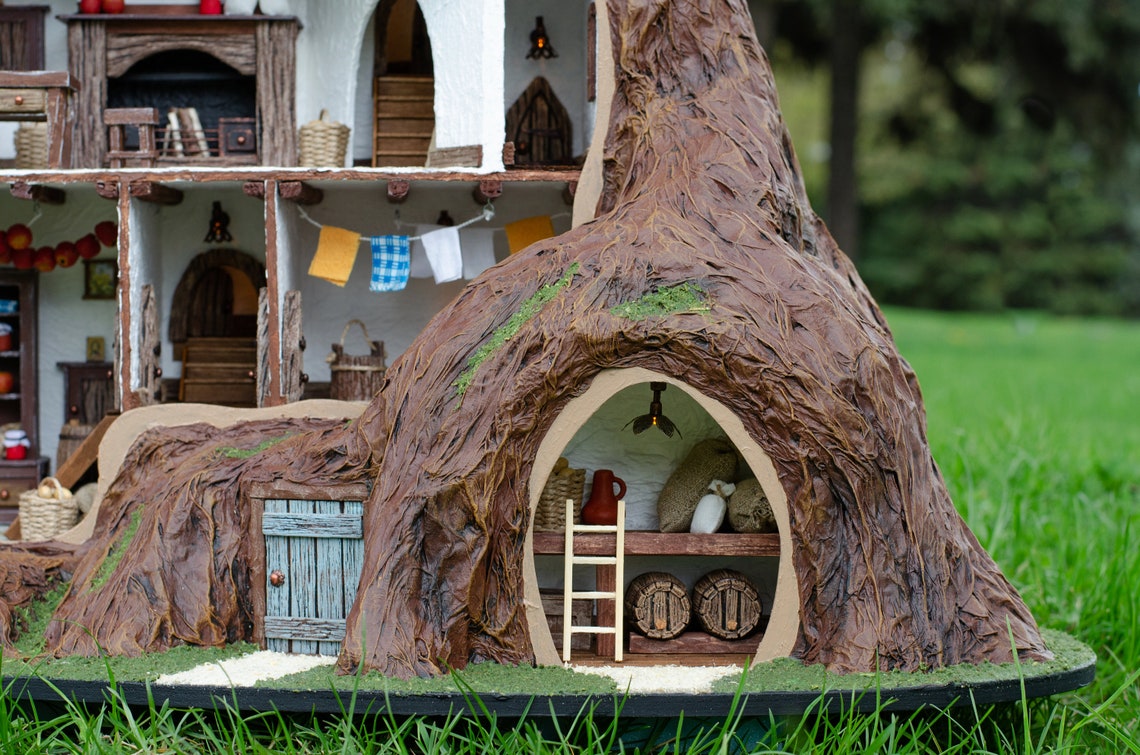 Brambly Hedge Mouse House With Illumination Based on the - Etsy