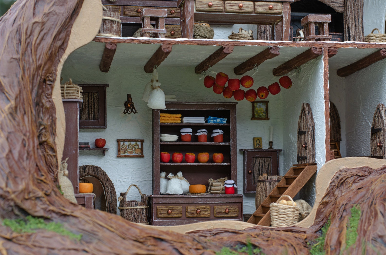 Brambly Hedge Mouse House With Illumination Based on the - Etsy