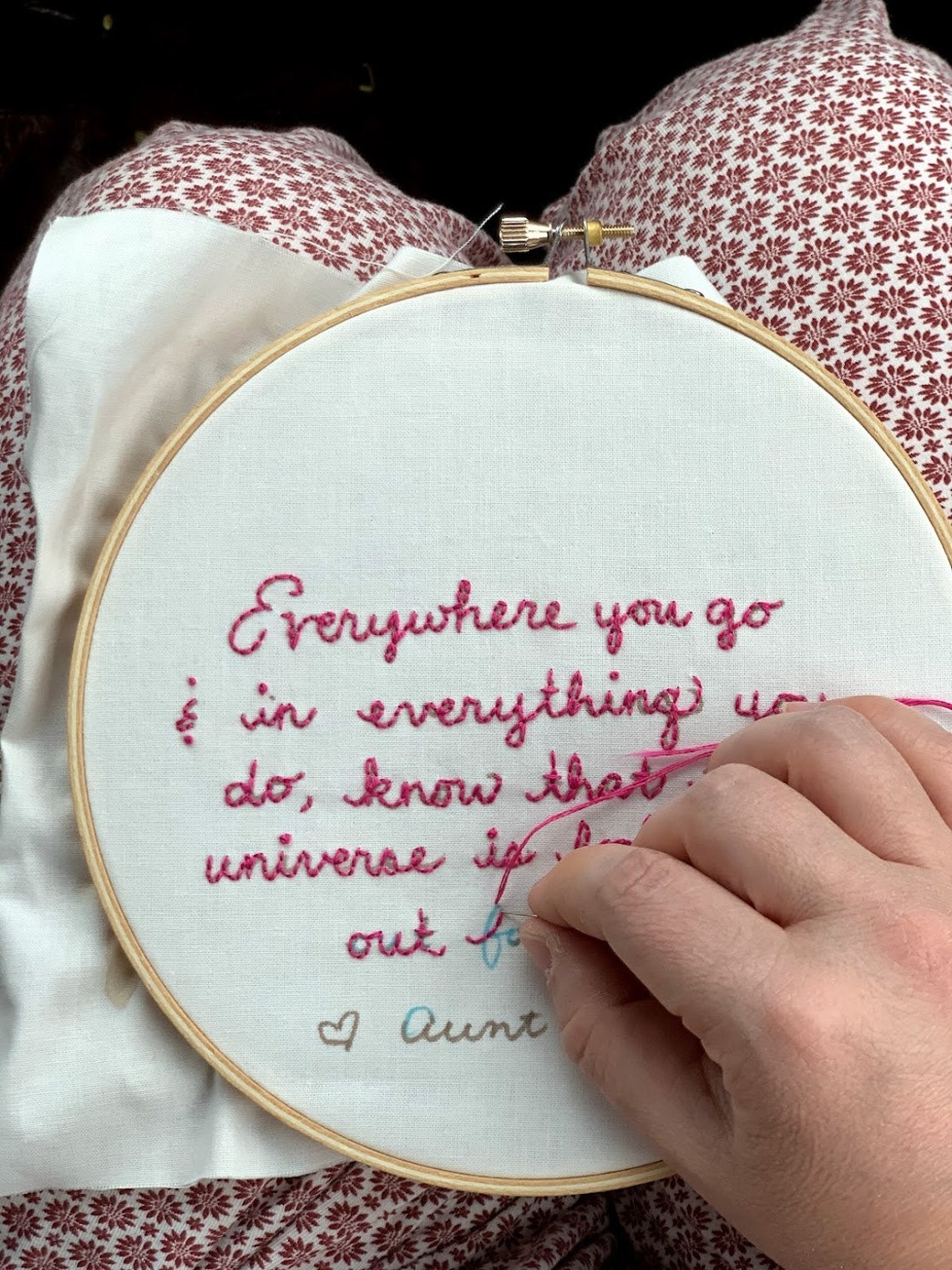 ADD ON ONLY Personalized, Hand Embroidered Quilt Label - Etsy