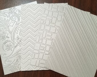 Embossed Cardstock - Etsy