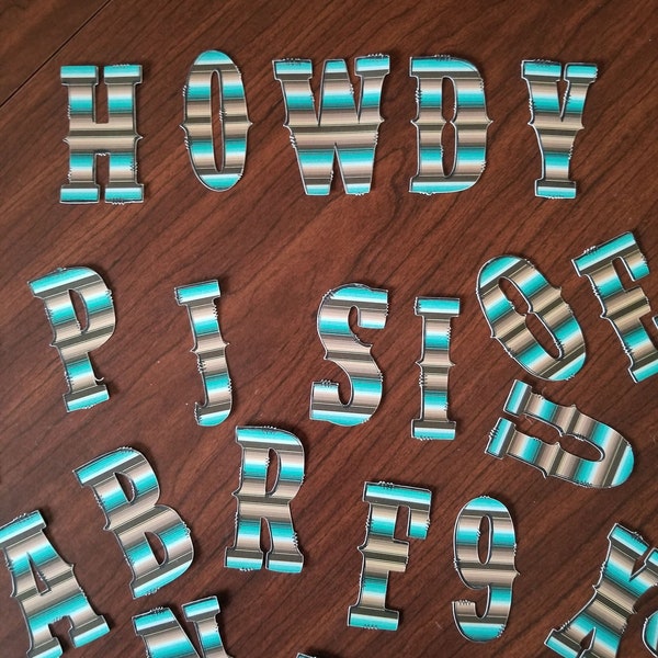 Alphabet Die Cut - Etsy