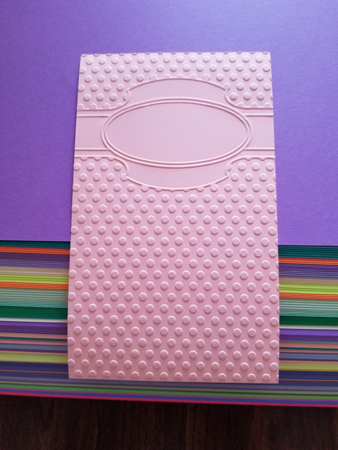 12 Embossed 5x7 Cardstock Backgrounds, Toppers and Card Fronts - Etsy