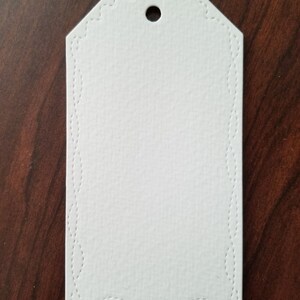 Watercolor Paper 30 Tag Blanks, Die Cut Watercolor Paper Tags - 3 Sizes ...